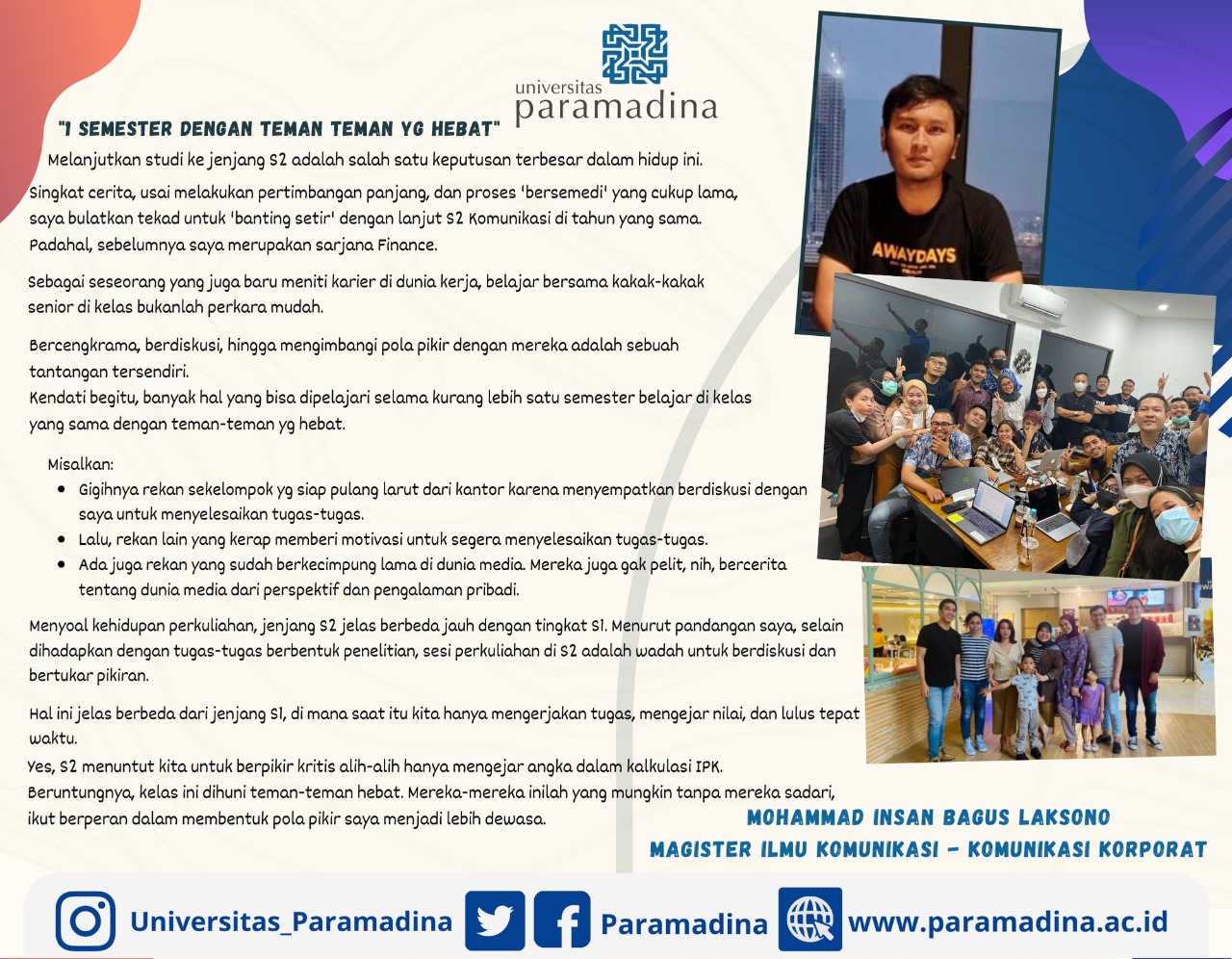 Apa Kata Alumni Paramadina – Universitas Paramadina
